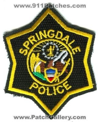 Arkansas - Springdale Police (Arkansas) - PatchGallery.com Online ...