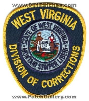 West Virginia - West Virginia Division of Corrections (West Virginia) - PatchGallery.com Online ...