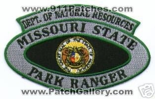 Missouri - Missouri State Park Ranger (Missouri) - PatchGallery.com ...