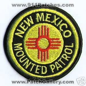 New Mexico - New Mexico Mounted Patrol (New Mexico) - PatchGallery.com ...