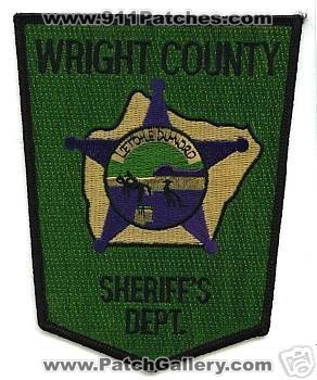 Minnesota - Wright County Sheriff's Department (Minnesota) - PatchGallery.com Online Virtual ...
