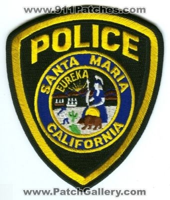 California - Santa Maria Police (California) - PatchGallery.com Online ...