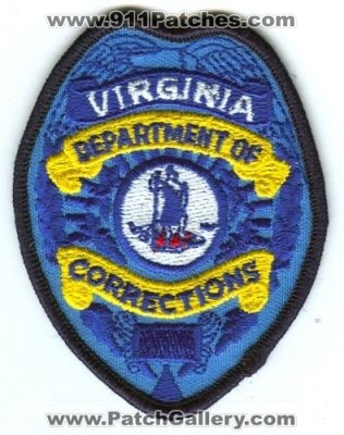 Virginia - Virginia Department of Corrections (Virginia) - PatchGallery.com Online Virtual Patch ...