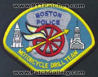 Massachusetts - Boston Police Motorcycle Drill Team - PatchGallery.com ...
