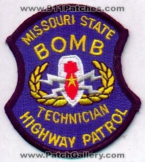 Missouri - Missouri State Highway Patrol Bomb Technician - PatchGallery ...