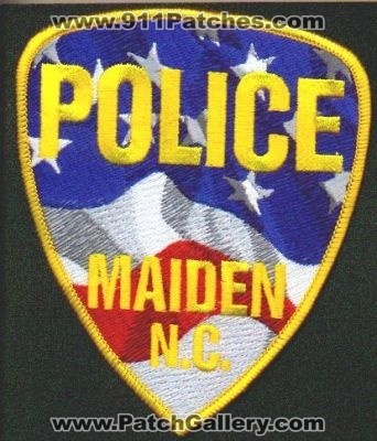 North Carolina - Maiden Police - PatchGallery.com Online Virtual Patch ...
