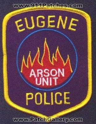 Oregon - Eugene Police Arson Unit - PatchGallery.com Online Virtual ...