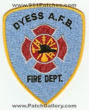 Texas - Dyess AFB Fire Dept - PatchGallery.com Online Virtual Patch ...