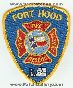 Texas - Fort Hood Fire Rescue ARFF Hazmat - PatchGallery.com Online ...