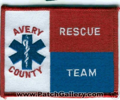 North Carolina - Avery County Rescue Team - PatchGallery.com Online ...