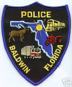 Florida - Baldwin Police (Florida) - PatchGallery.com Online Virtual ...