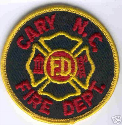 North Carolina - Cary Fire Dept - PatchGallery.com Online Virtual Patch ...