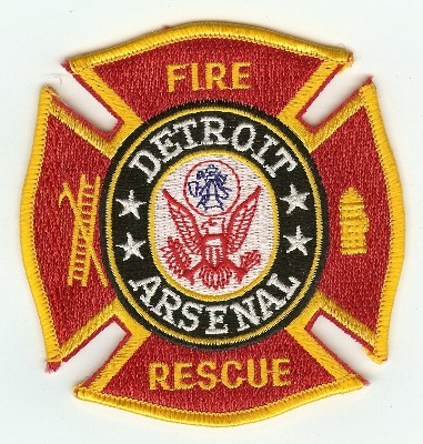 Michigan - Detroit Arsenal Fire Rescue - PatchGallery.com Online ...