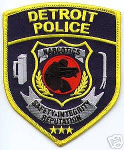Michigan - Detroit Police Narcotics (Michigan) - PatchGallery.com ...
