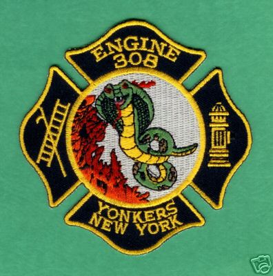 New York - FDNY Fire Engine 308 - PatchGallery.com Online Virtual Patch ...