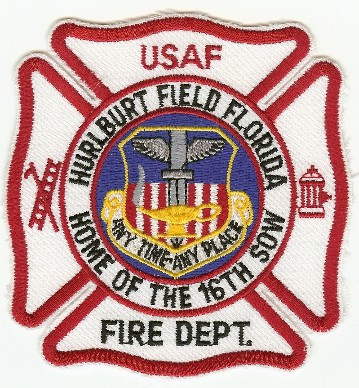 Florida - Hurlburt Field USAF Fire Dept - PatchGallery.com Online ...