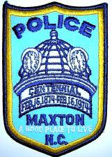 North Carolina - Maxton Police - PatchGallery.com Online Virtual Patch ...