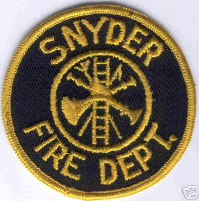 New York - Snyder Fire Dept - PatchGallery.com Online Virtual Patch ...