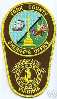 Virginia - York County Sheriff's Office (Virginia) - PatchGallery.com Online Virtual Patch ...