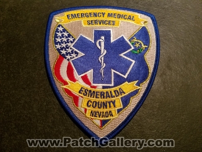 Nevada - Esmeralda County Emergency Medical Services EMS Patch (Nevada ...