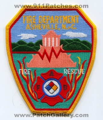 North Carolina - Asheville Fire Department Patch (North Carolina ...