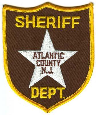 New Jersey - Atlantic County Sheriff Dept (New Jersey) - PatchGallery.com Online Virtual Patch ...