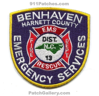 North Carolina - Benhaven Emergency Services Fire Department District ...
