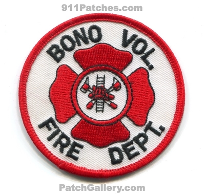 Texas - Bono Volunteer Fire Department Patch (Texas) - PatchGallery.com ...