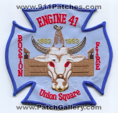 Massachusetts - Boston Fire Department Engine 41 Patch (Massachusetts ...