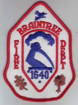 Massachusetts - Braintree Fire Dept (Massachusetts) - PatchGallery.com ...