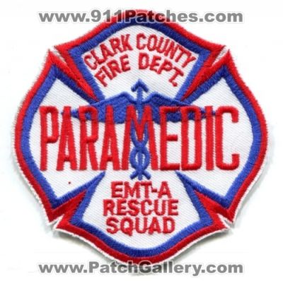 Nevada - Clark County Fire Department Paramedic EMT-A Rescue Squad ...