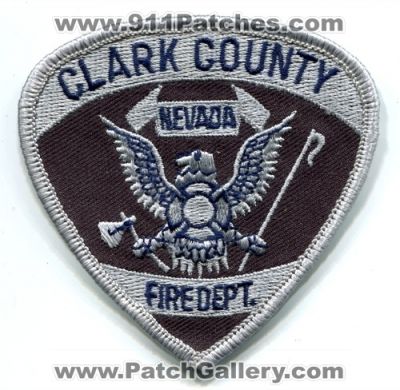 Nevada - Clark County Fire Department Patch (Nevada) - PatchGallery.com Online Virtual Patch ...