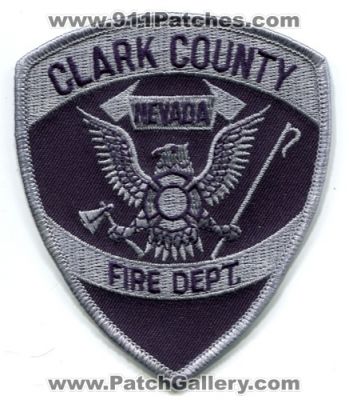 Nevada - Clark County Fire Department Patch (Nevada) - PatchGallery.com Online Virtual Patch ...