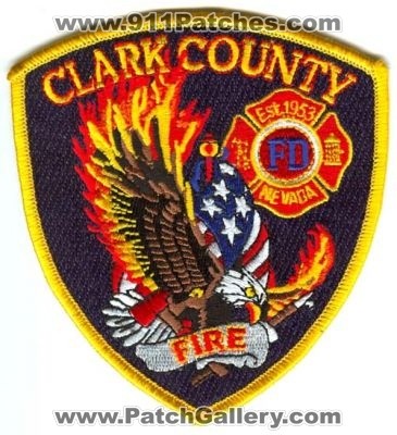 Nevada - Clark County Fire Department Patch (Nevada) - PatchGallery.com Online Virtual Patch ...