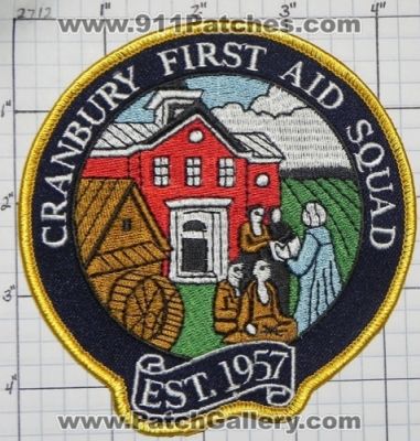New Jersey - Cranbury First Aid Squad (New Jersey) - PatchGallery.com ...