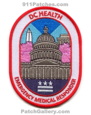 Washington DC - DC Health Emergency Medical Responder EMR Patch (Washington DC) - PatchGallery ...