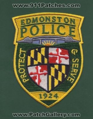 Maryland - Edmonston Police Department (Maryland) - PatchGallery.com ...
