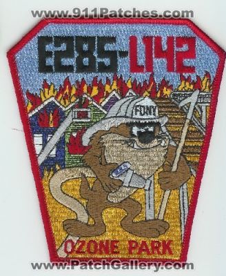 New York - FDNY Fire Engine 285 Ladder 142 (New York) - PatchGallery ...