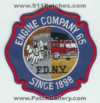 New York - FDNY Fire Engine 65 (New York) - PatchGallery.com Online ...