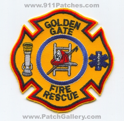 Florida - Golden Gate Fire Rescue Department Patch (Florida ...