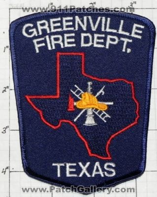 Texas - Greenville Fire Department (Texas) - PatchGallery.com Online ...