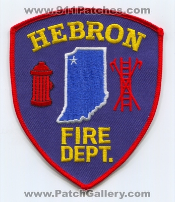 Indiana - Hebron Fire Department Patch (Indiana) - PatchGallery.com ...