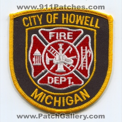 Michigan - Howell Fire Department Patch (Michigan) - PatchGallery.com Online Virtual Patch ...
