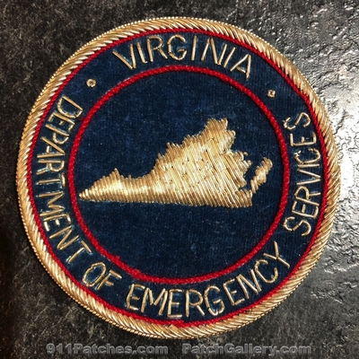 Virginia - Virginia Department of Emergency Services Patch (Virginia) (Bullion) - PatchGallery ...