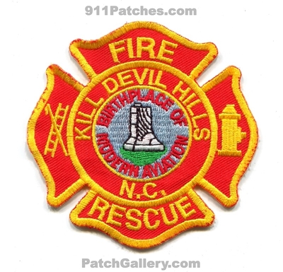 North Carolina - Kill Devil Hills Fire Rescue Department Patch (North ...