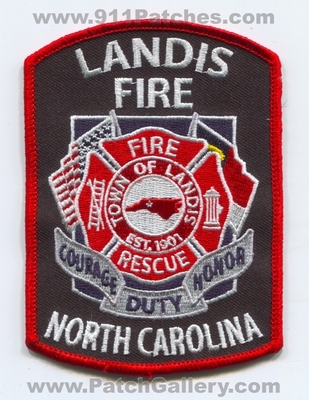 North Carolina - Landis Fire Rescue Department Patch (North Carolina ...