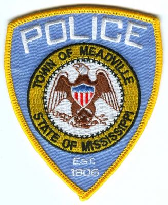 Mississippi - Meadville Police (Mississippi) - PatchGallery.com Online ...