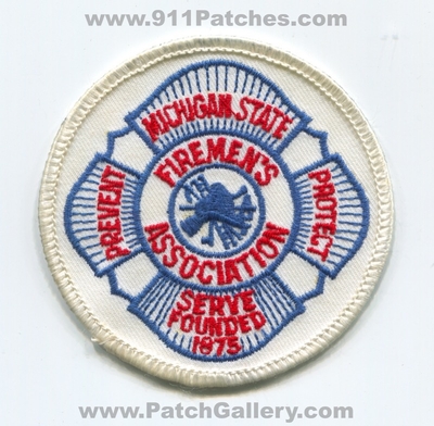 Michigan - Michigan State Firemens Association Fire Patch (Michigan) - PatchGallery.com Online ...