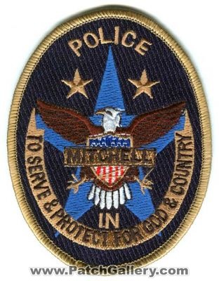 Indiana - Mitchell Police (Indiana) - PatchGallery.com Online Virtual ...