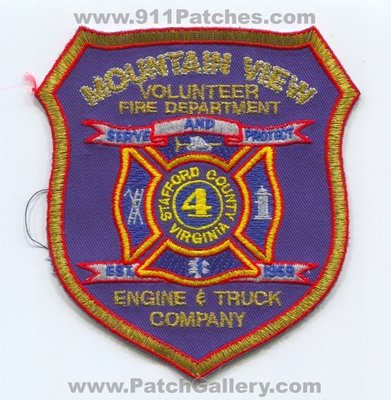 Virginia - Mountain View Volunteer Fire Department Engine and Truck Company 4 Stafford County ...